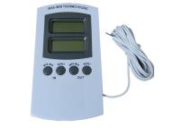 China White High Accuracy Room Digital Hygro Thermometer Large LCD Screen -10 to 50C for sale