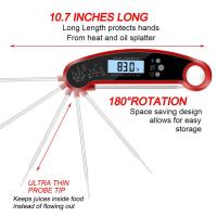 China Red / Black Coffee Milk Thermometer 3 Seconds Instant Read 16.2*4.4*2.3cm for sale