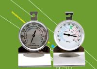 China 58mm Stainless Steel Hanging Oven Thermometer 100-250C 150-550F Glass Lens for sale