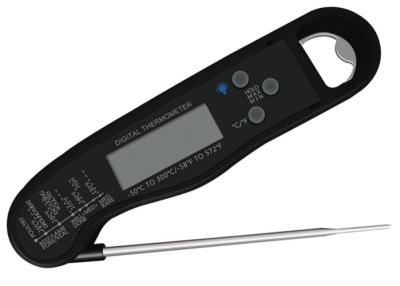 China BBQ Grilling Waterproof Instant Read Thermometer With Built In Bottle Opener for sale