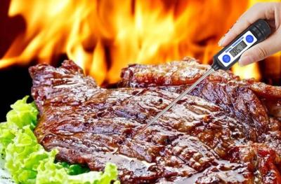 China Digital BBQ Smoker Thermometer with Reduced Tip Probe -50 to 300C 127mm Probe for sale