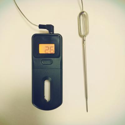 China Bluetooth Wireless Meat Thermometer Handheld Instant Read 716°F Timer Probe 128mm for sale