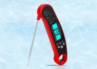 China Waterproof Instant Read BBQ Meat Thermometer With Folding Stainless Steel Probe for sale