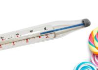 China Tempered Glass Instant Read Candy Thermometer 50-200C 100-400F Food Grade for sale