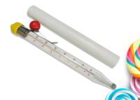 China Tempered Glass Instant Read Candy Thermometer 50-200C 100-400F Food Grade for sale