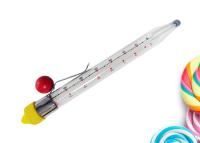 China Glass Candy Deep Fry Thermometer Liquid Filled Thermometer For Kitchen Frying for sale