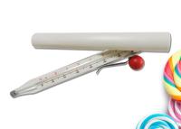 China Glass Candy Deep Fry Thermometer Liquid Filled Thermometer For Kitchen Frying for sale
