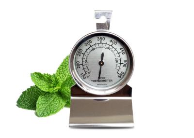 China Heat Resistant Tempered Glass Hanging Oven Thermometer 150-550F 100-250C for sale