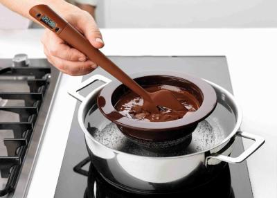 China Quick Instant Read Digital Cooking Spatula Thermometer Long Stainless Steel Probe for sale
