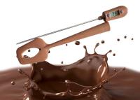 China Food Grade Silicone Spatula Digital Thermometer 300C 572F for Chocolate Sauces for sale