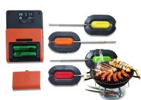 China Stainless Steel Probes BBQ Meat Thermometer For Smoker Temp Conversion Smart Devices for sale
