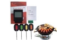China Stainless Steel Probes BBQ Meat Thermometer For Smoker Temp Conversion Smart Devices for sale