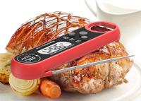 China Food Service Quick Read Digital Thermometer Auto Rotation Display With Long Life 3V Button Battery for sale