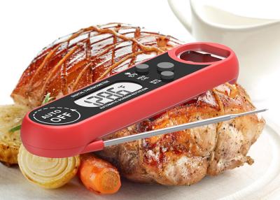 China Food Service Quick Read Digital Thermometer Auto Rotation Display With Long Life 3V Button Battery for sale