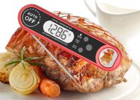 China Food Service Quick Read Digital Thermometer Auto Rotation Display With Long Life 3V Button Battery for sale