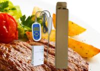 China Industrial Flip Stand Digital Thermometer Long Stem 150mm IP68 for Cheese Making for sale