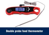 China Dual Probes Wireless Barbecue Thermometer Instant Read Digital Thermometer for sale