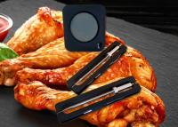 China Bluetooth Oven Thermometer 6 Probes Large LCD Display Digital for Grilling 300F for sale
