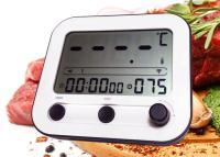 China Wireless Bluetooth Meat Thermometer 4 Probes Long Range 250C Stainless Steel BBQ Thermometer for sale