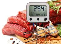 China WiFi Bluetooth BBQ Food Thermometer 4 Probes 300ft Range 0.4C Accuracy for sale