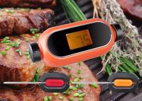 China Bluetooth Long Range Wireless BBQ Thermometer with Dual Probe 100m 350C for sale