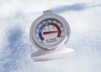 China Stainless Steel Cold Storage Fridge Thermometer -30 to 30°C 60mm Dial for sale