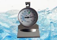 China Bimetal Instant Read Thermometer 58mm Dial Stainless Steel for Freezer Cooler Room -30 to 30C for sale