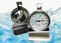 China Bimetal Instant Read Thermometer 58mm Dial Stainless Steel for Freezer Cooler Room -30 to 30C for sale