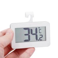 China Digital Freezer Thermometer ABS Plastic -20 to 60°C Large LCD Display White for sale