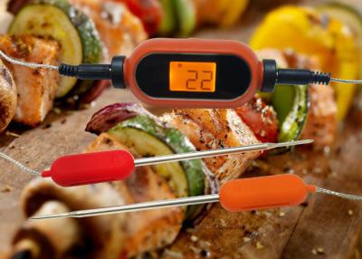 China Bluetooth 4.0 Wireless Instant Read Meat Thermometer 2 Probes 100m Range for sale