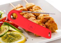 China Automatic Reading Rotation BBQ Meat Thermometer IP67 Waterproof 300C 304 Probe for sale