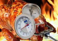 China 3 Inch Kitchen Analog BBQ Meat Thermometer Heat Resistant For Grilling Oven for sale