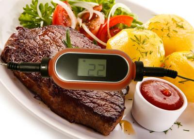 China Wireless Transmission Bluetooth BBQ Thermometer Food Grill Dual Probes Mobile Operated for sale