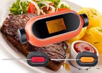 China Wireless Transmission Bluetooth BBQ Thermometer Food Grill Dual Probes Mobile Operated for sale