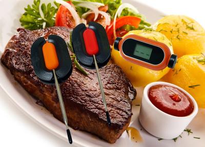 China Wireless Bluetooth BBQ Meat Thermometer with Dual Probes 300ft Range Timer for sale