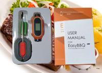 China APP Smart Control Bluetooth BBQ Thermometer 2 Probes 100m Range Timer for sale