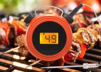 China Bluetooth Digital Meat Thermometer 5.0 Wireless Probe for Oven Grill BBQ 2 Probes 100m Range for sale