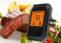 China Smart Bluetooth BBQ Thermometer 6 Probes Large LCD Screen 100m Range for sale