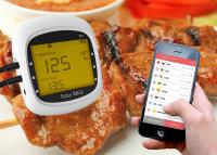 China IOS Android Phone App Bluetooth Steak Thermometer Smart Food Thermometer With Oven Safe Probes for sale