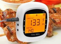 China Bluetooth Meat Thermometer 6 Probe Wireless 100m Indoor Range Magnet Backside for sale