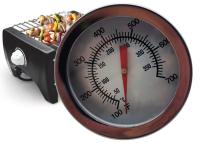 China Analogue Instant Read Kamado BBQ Grill Thermometer 2 Inch Dial 50mm Probe Stainless Steel for sale