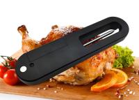 China Waterproof IP67 Wireless Bluetooth Meat Thermometer 2 in 1 Probe 30m Range for Outdoor Grilling for sale