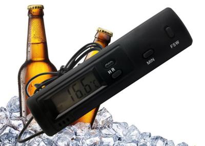 China Time Display Cold Chain Refrigerator Freezer Thermometer With Indoor Outdoor Sensors for sale