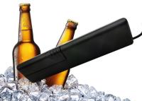 China Black Color Refrigerator Freezer Digital Thermometer With 1 Meter Molded Case Probe for sale