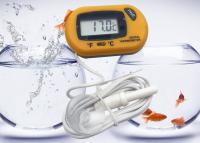 China Waterproof Digital Aquarium Thermometer ABS Plastic -50 to 70C LCD Display 1m Probe for sale