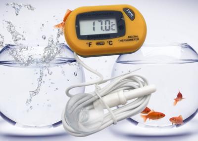 China Waterproof Digital Aquarium Thermometer ABS Plastic -50 to 70C LCD Display 1m Probe for sale