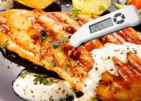 China Electronic BBQ Meat Thermometer With High Temperature Alarm 0.5℃ Accuracy Collapsible Probe for sale