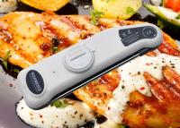 China IP68 Waterproof BBQ Meat Thermometer -40°C to 300°C with Alarm and 304 Stainless Steel Probe for sale