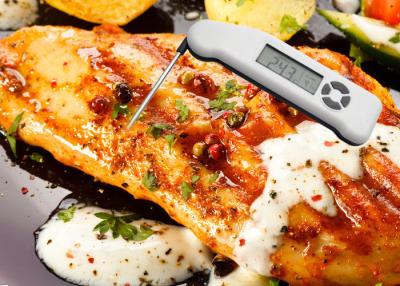 China IP68 Waterproof BBQ Meat Thermometer -40°C to 300°C with Alarm and 304 Stainless Steel Probe for sale