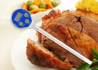 China Professional Instant Read Thermometer Auto Calibration Round Face For Cooking Meat for sale